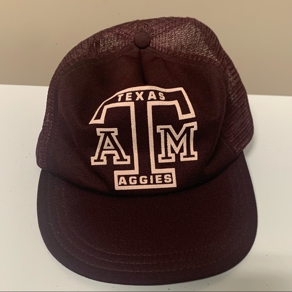 Vintage | Accessories | Vintage Texas Atm Aggies Trucker Hat | Poshmark